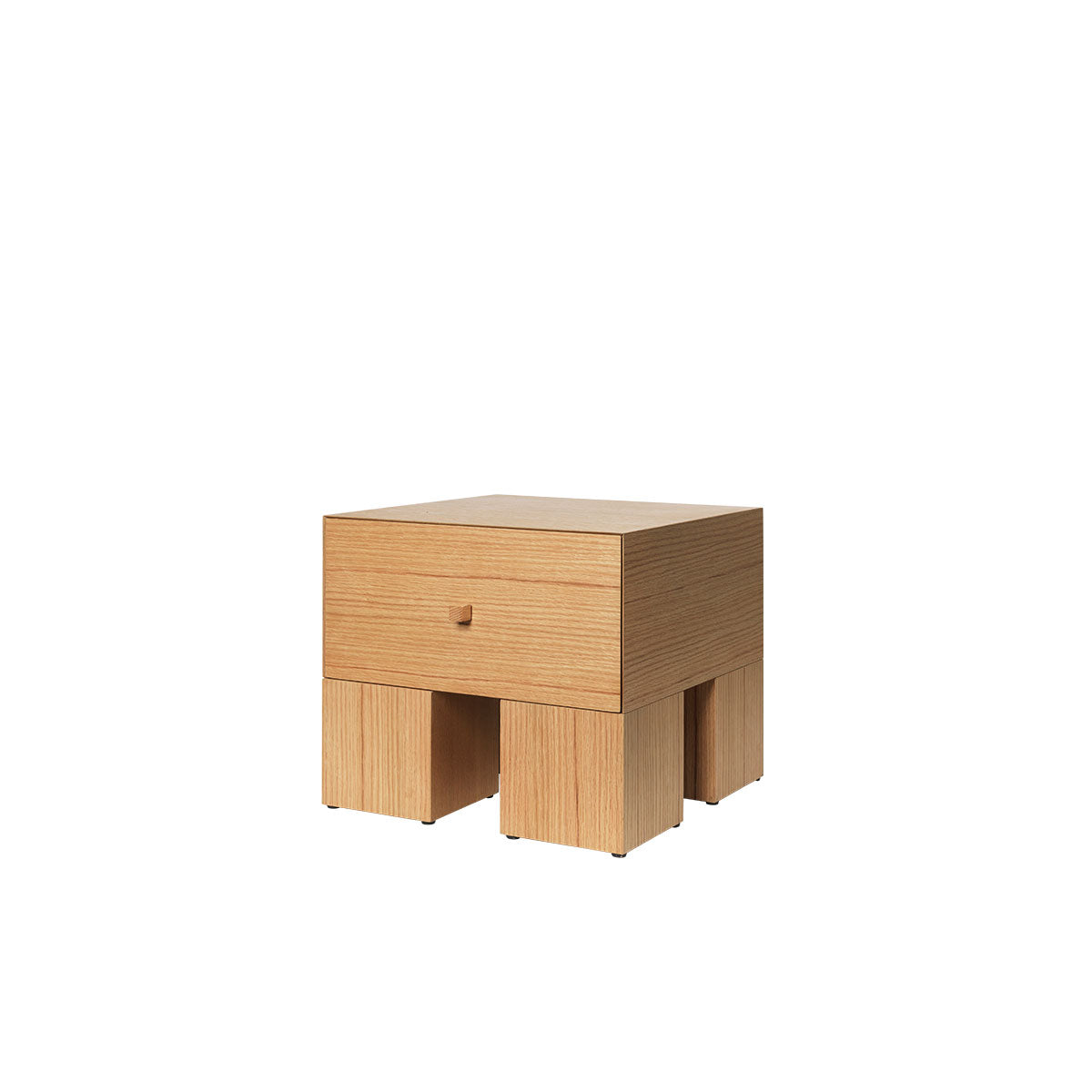 Comodino di design di Ferm Living Kuben Bedside Table
